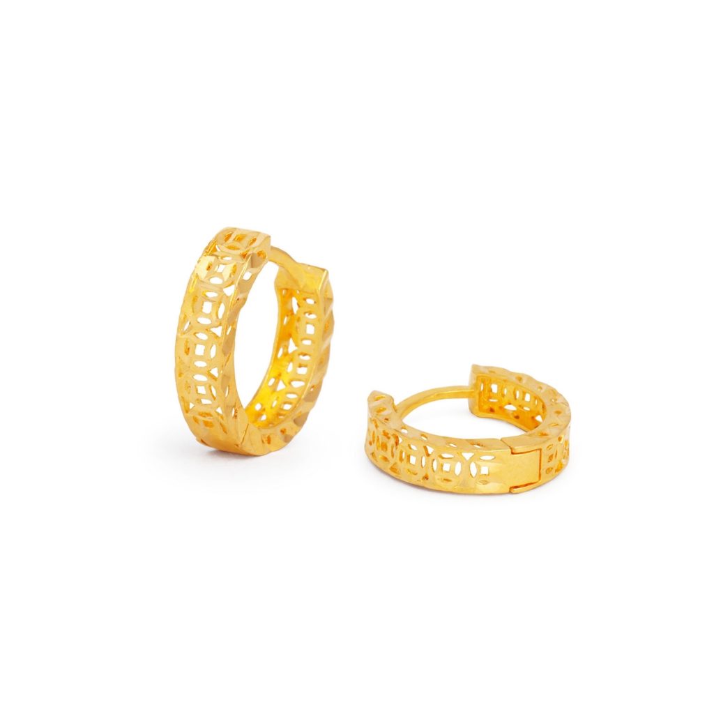 916 Gold Coin Treasure Earring – Chiang Heng