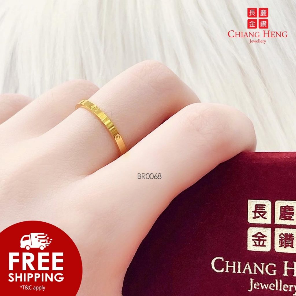 916 Gold Simple Ring – Chiang Heng