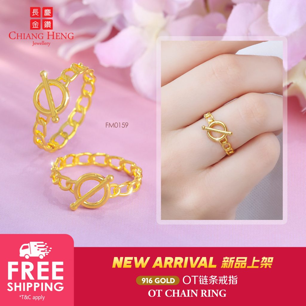 916 Gold OT Chain Ring – Chiang Heng